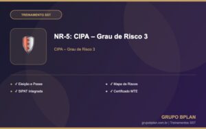 Treinamento NR-5 CIPA: Grau de Risco 3 Eleito